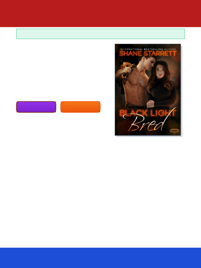 Black Light Bred Black Light Series Book 22 1st Edition Shane Starrett ...