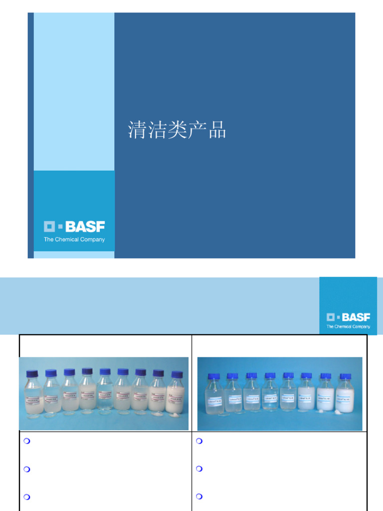 Lutensol XL&XP介绍 | PDF