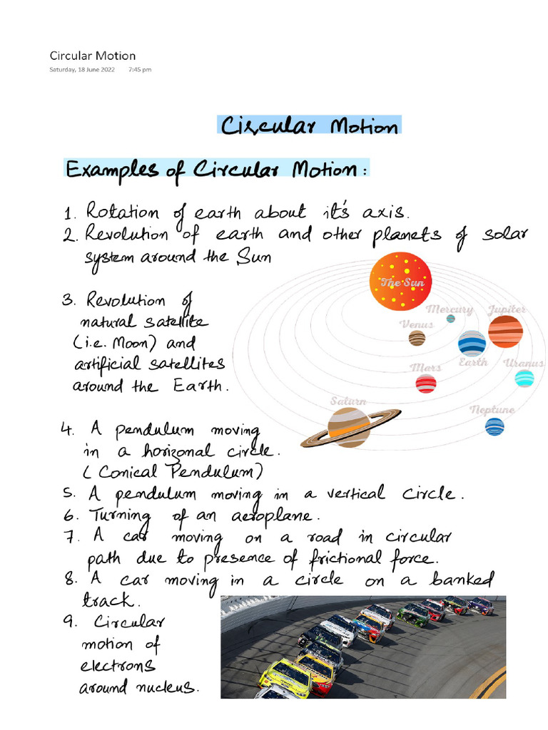 Circular Motion | PDF