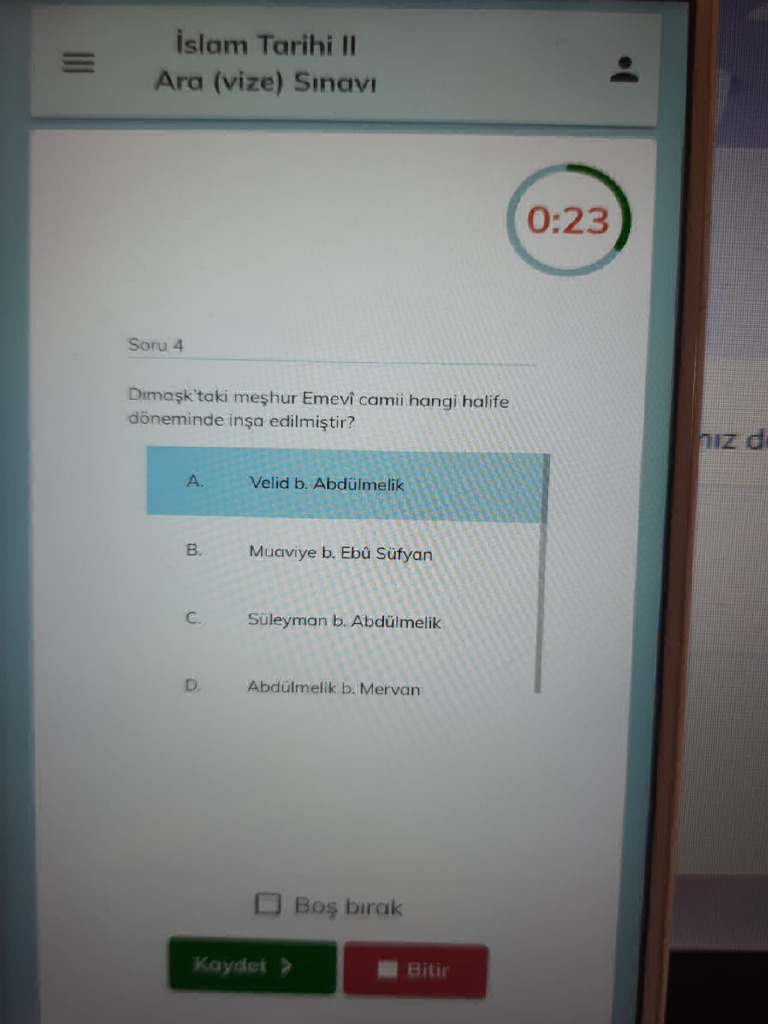 Islam Tarihi 2 Vize | PDF