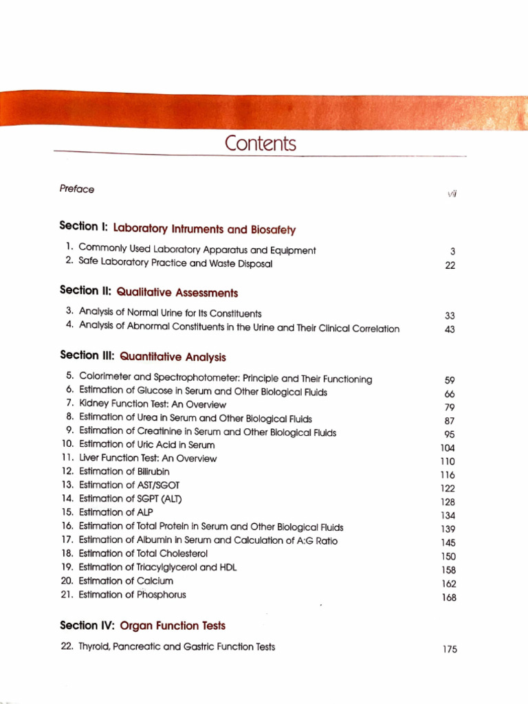 Practical Biochemistry With Clinical Correlation For MBBS Students | PDF