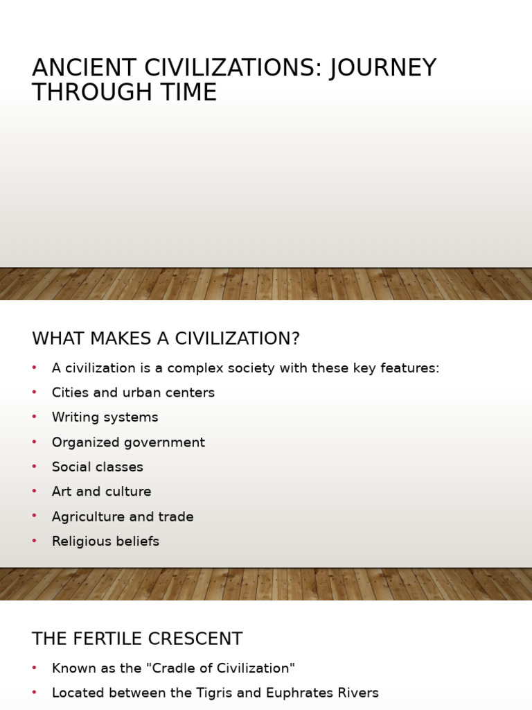 Ancient Civilizations Journey Through Time | PDF