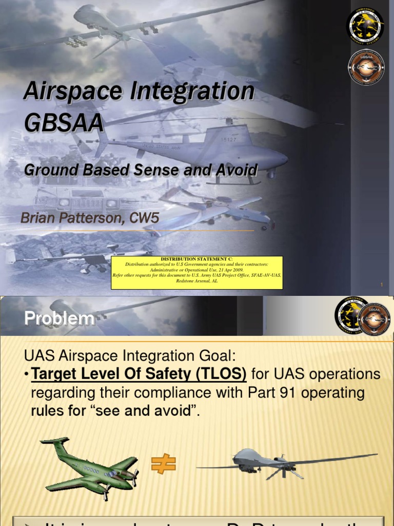 Airspace Integration Gbsaa: Ground Based Sense and Avoid | PDF ...