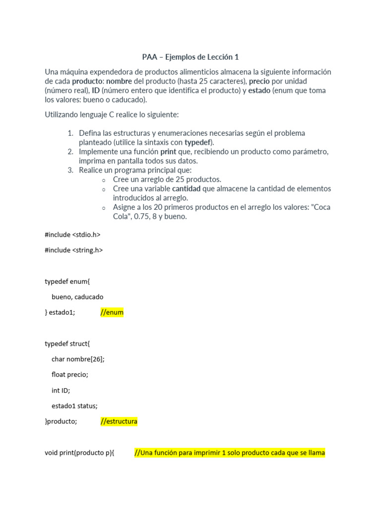 Ejemplos de Leccion 1 - Resueltos | PDF | Informática | Ingeniería de ...