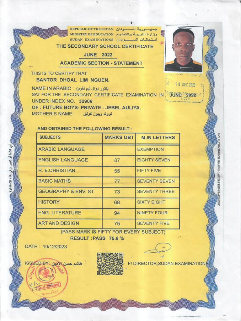 National Certificate | PDF