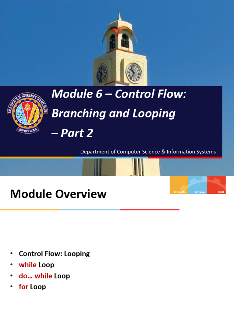 Control Flow: Looping in C | PDF | Control Flow | Computer Science