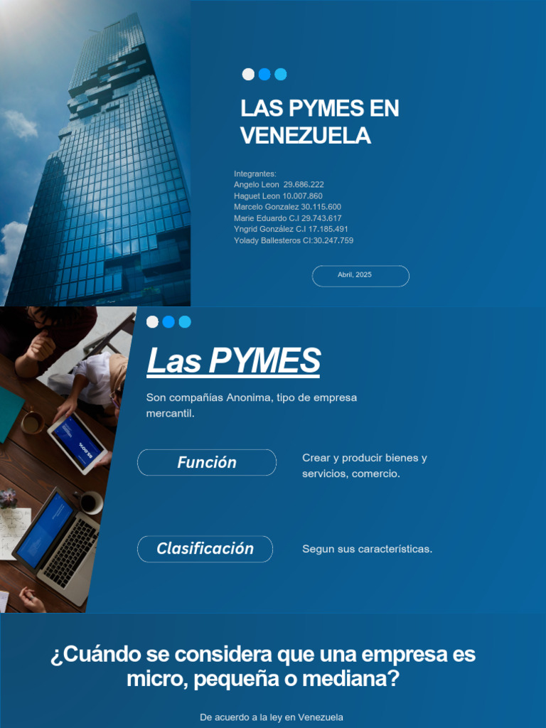 Guía Completa sobre PYMES en Venezuela | PDF | Contabilidad | Negocios ...