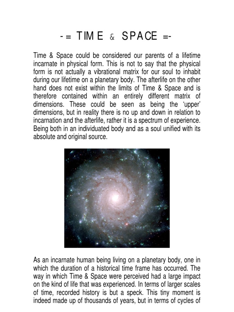 Time - Space | PDF | Universe | Planets