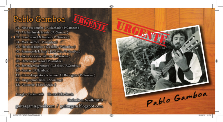 Libreto Pablo Gamboa | PDF