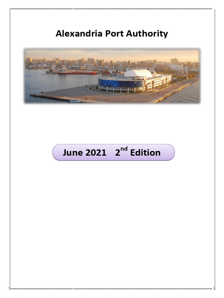 Alexandria Port Waste Management Plan | PDF | Waste | Waste Management