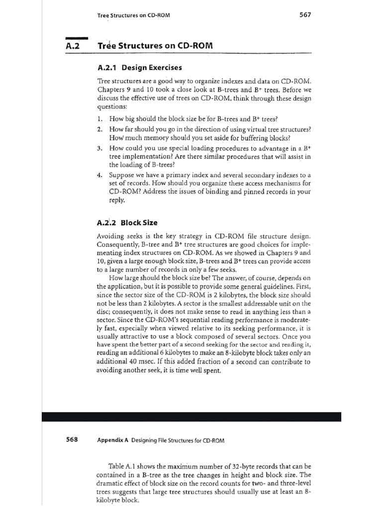 Tree Structure, Hashing and File System of CDRom | PDF