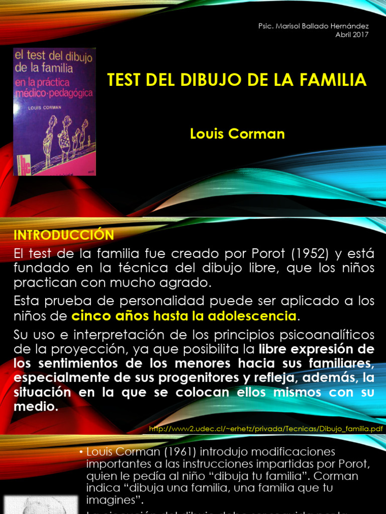 Test de Dibujo de la Familia: Guía y Análisis | PDF | Dibujo ...