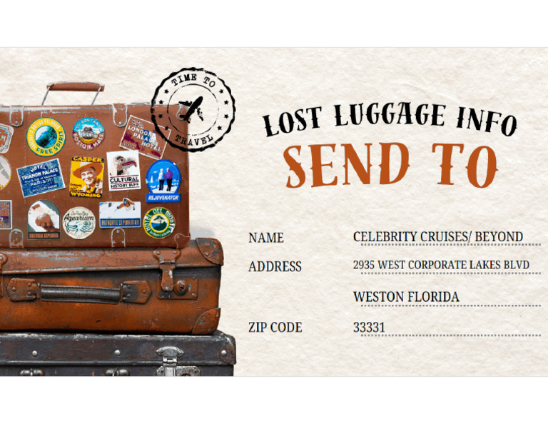 Luggage Tags Label | PDF