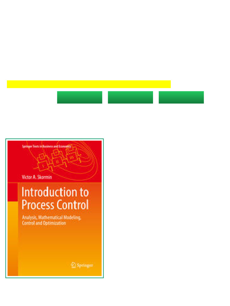 (Ebook) Introduction to Process Control: Analysis, Mathematical Modeling, Control and ...