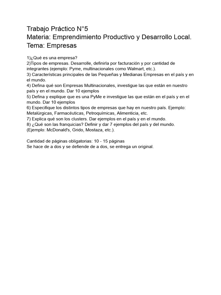 Trabajo Práctico N°5 EPyDL | PDF