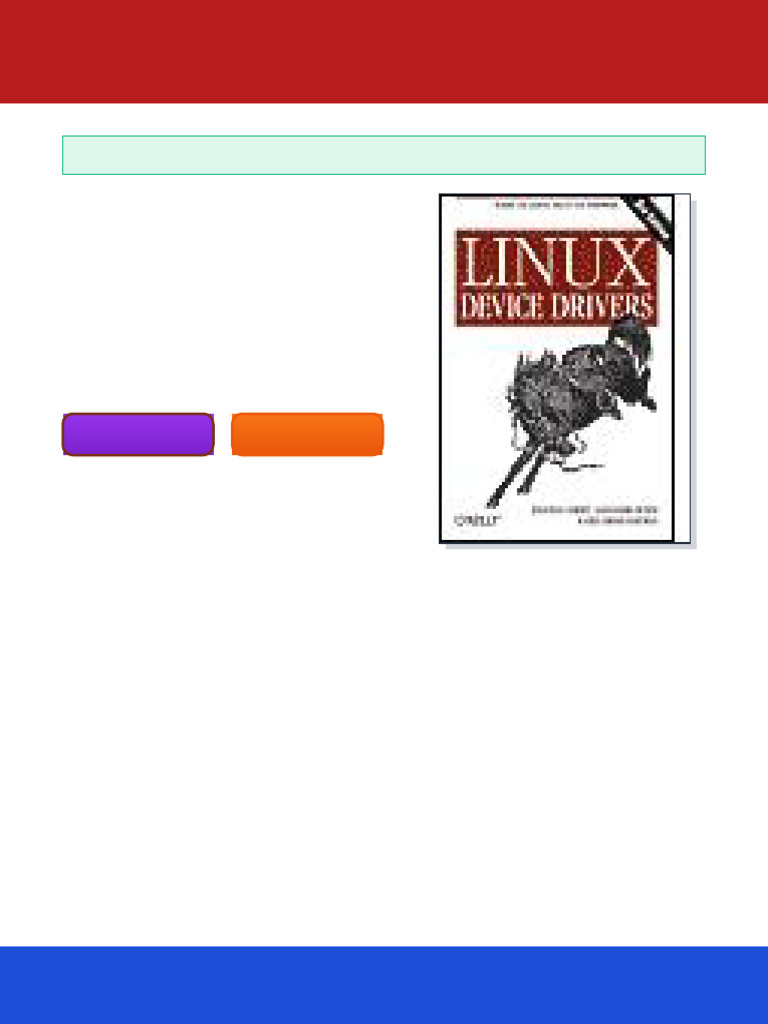 Linux Device Drivers Where the Kernel Meets the Hardware 3rd Edition by ...