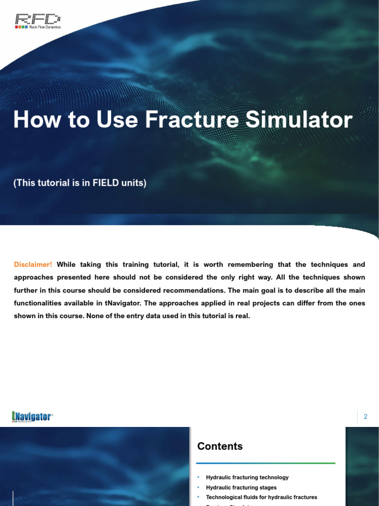 How To Use Fracture Simulator FIELD Units English | PDF | Petroleum ...
