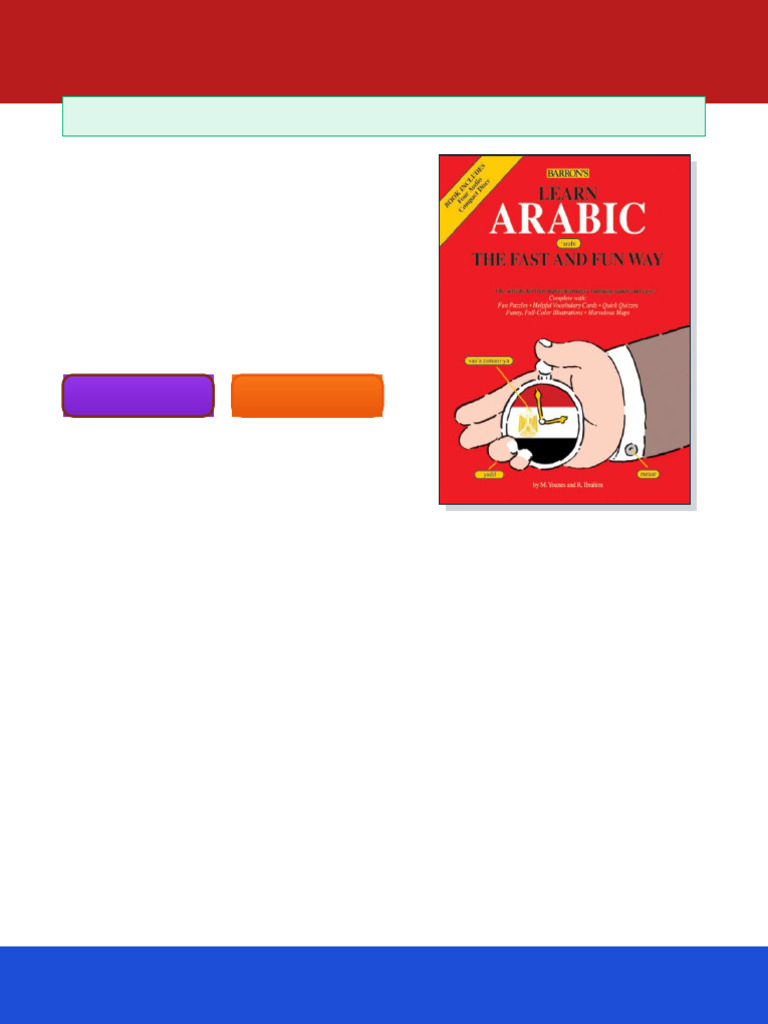 Review:: Learn Arabic The Fast and Fun Way Munther Younes | PDF ...