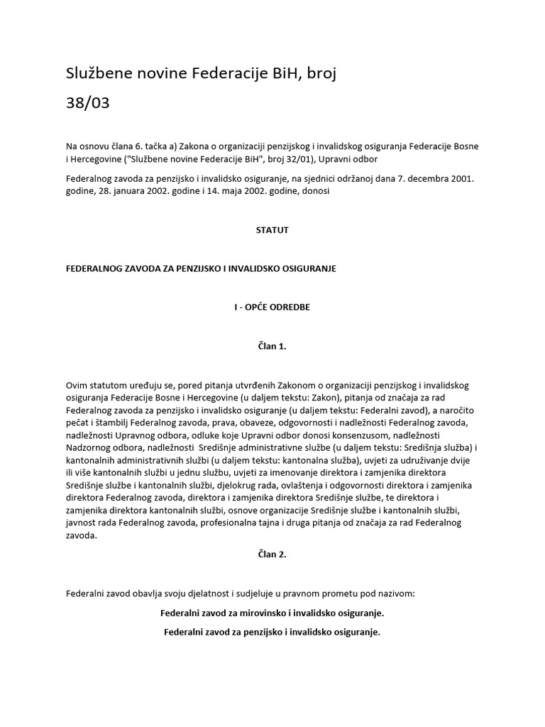 Statut FZ Pio - Mio (38 - 03) | PDF
