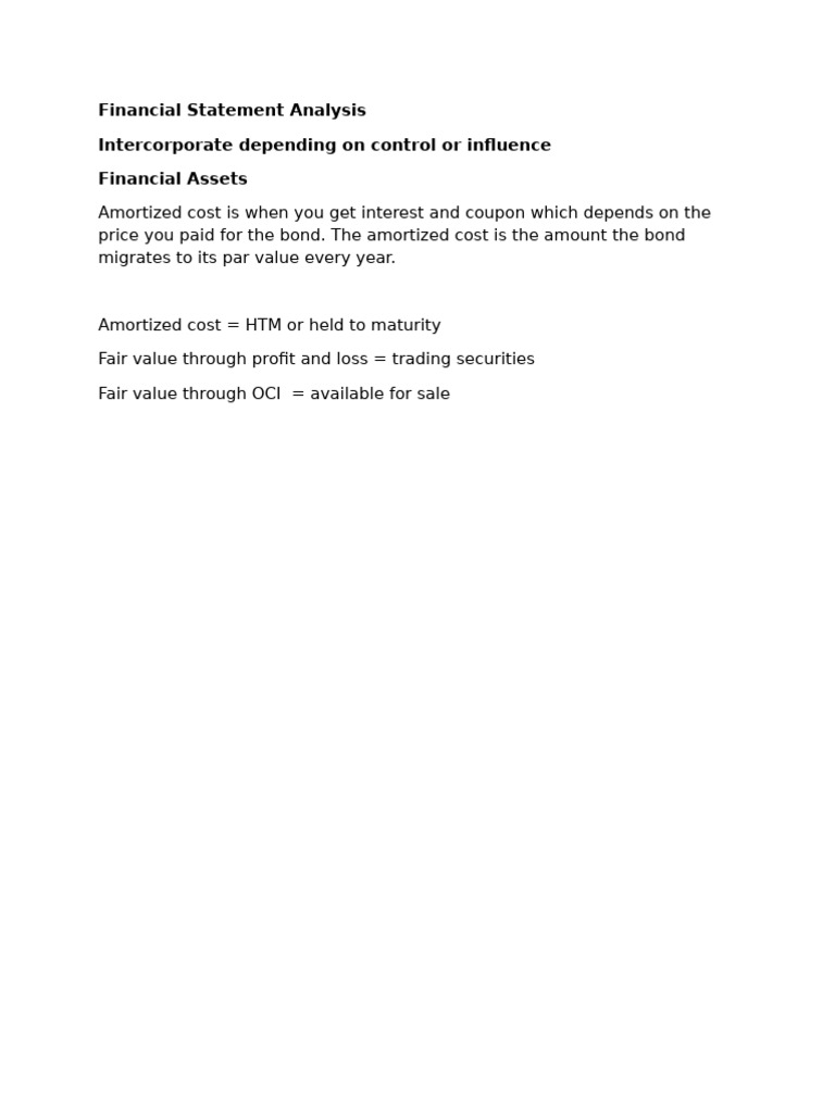 Cfa Level 2 Notes | PDF