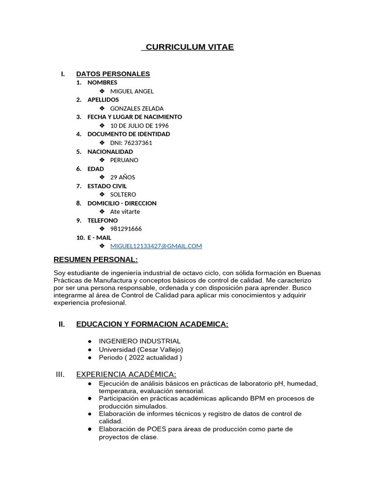 CURRICULUMVITAE 5 2 .Docx 2024 2 2 | PDF