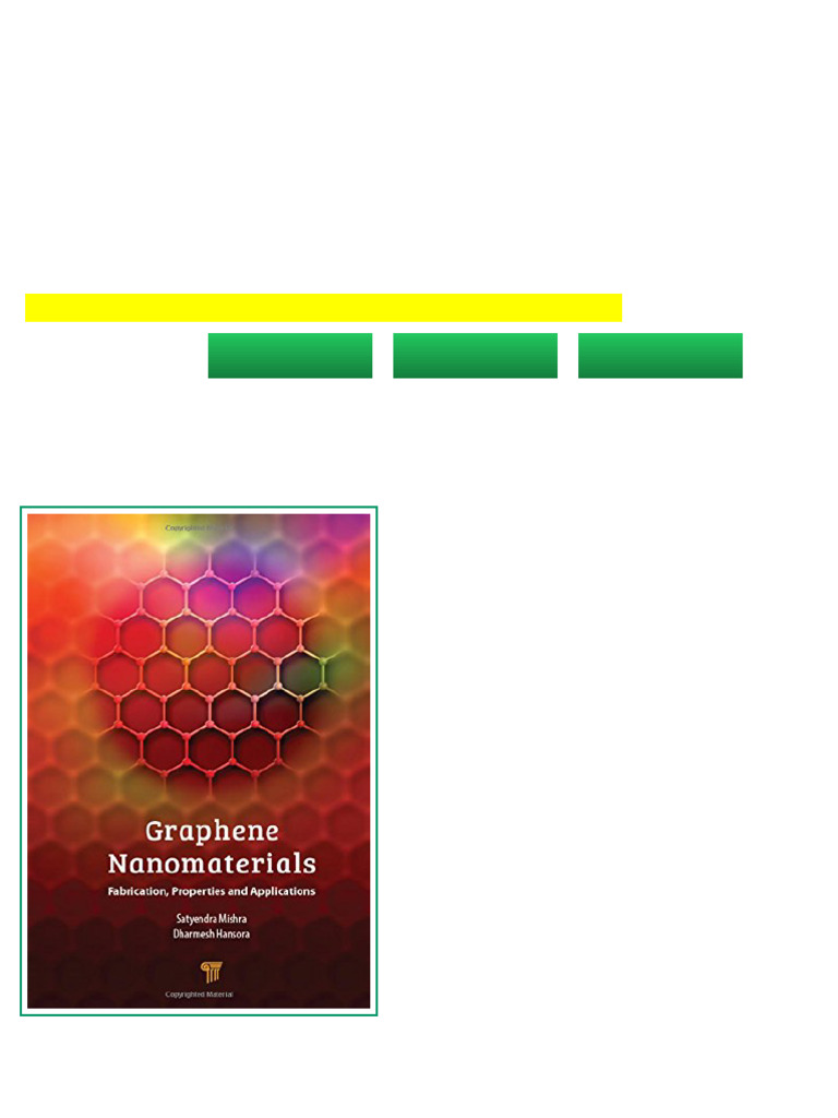 (Ebook) Graphene Nanomaterials: Fabrication, Properties, and ...
