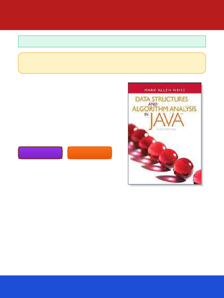 Data Structures and Algorithm Analysis in Java 3rd Ed Edition Mark Allen Weiss Ebook Non Stop ...