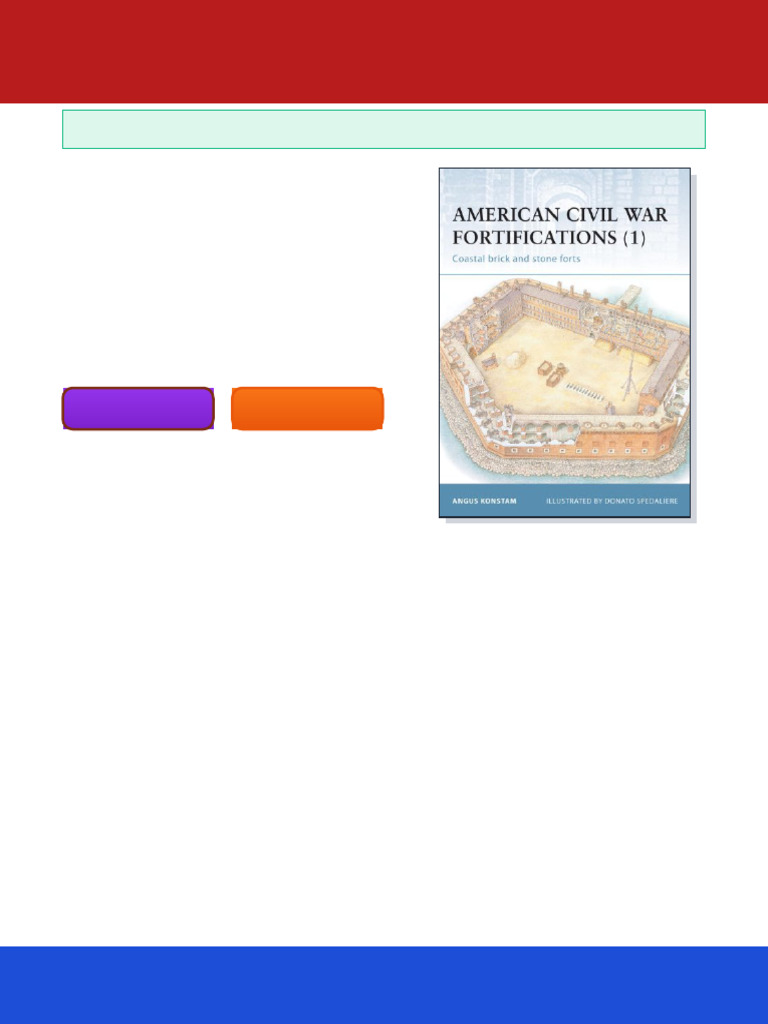 American Civil War Fortifications 1 Coastal Brick and Stone Forts Angus ...