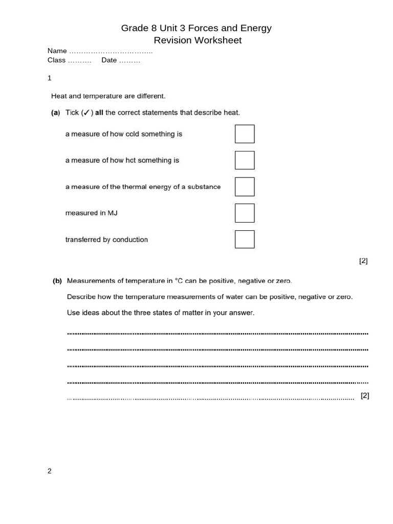 Grade 8 in Class | PDF
