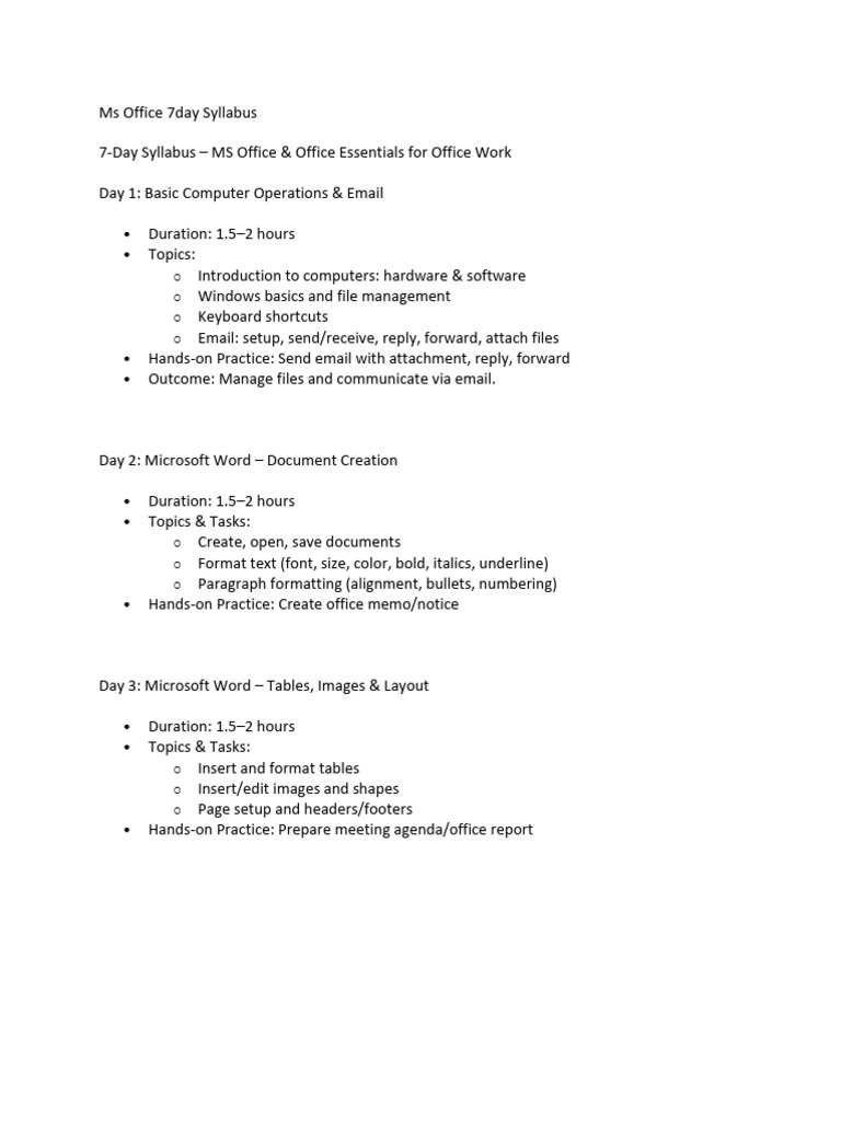 Routine | PDF