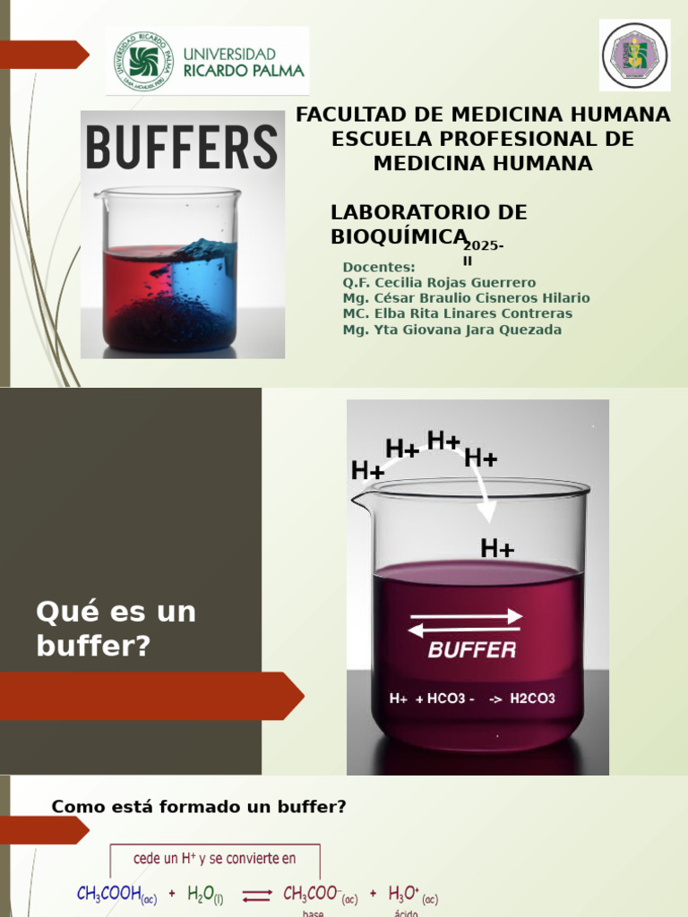 Presentación 2. Buffers | PDF | Constante de disociación ácida ...