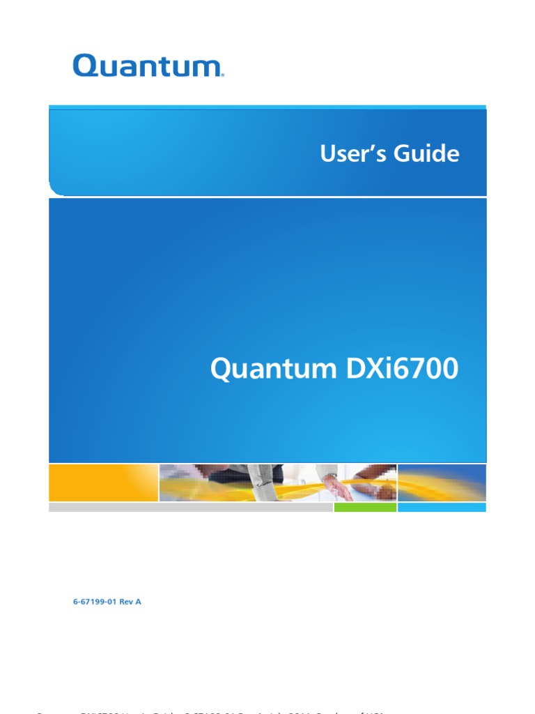 6-67199-01 - Users Guide - DXi6700 - RevA | PDF | Areas Of Computer ...