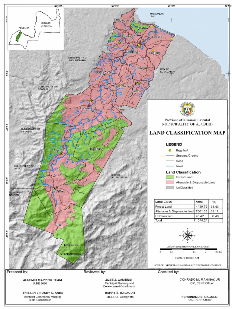 Land Classification Map | PDF