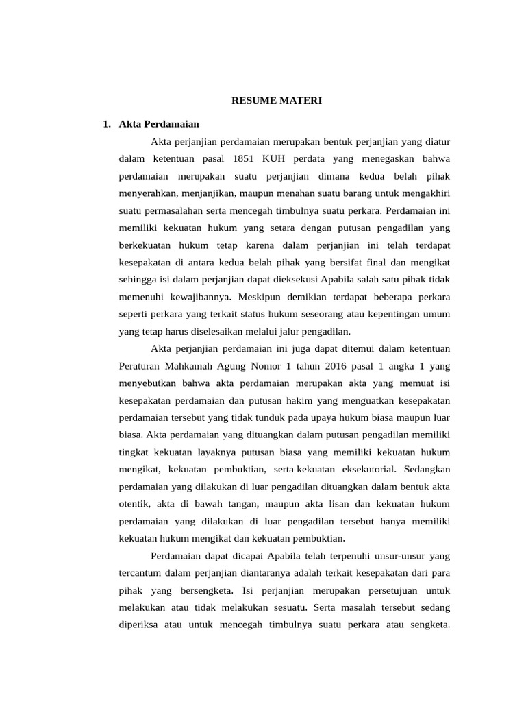 Resume Materi | PDF