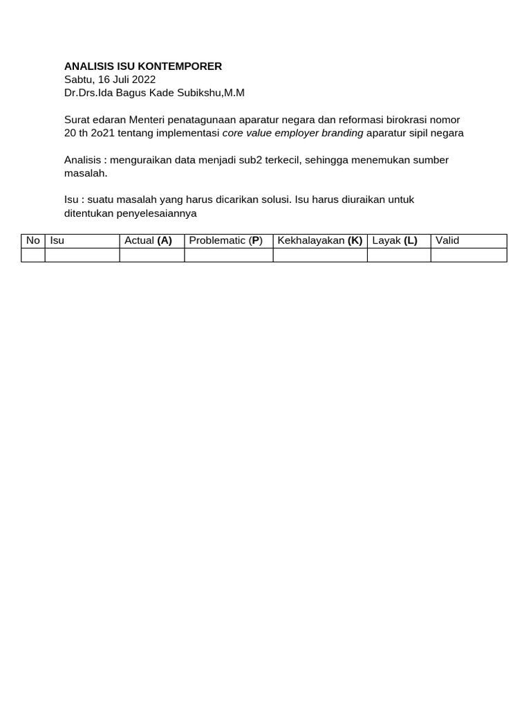 03 Analisis Isu Kontemporer | PDF