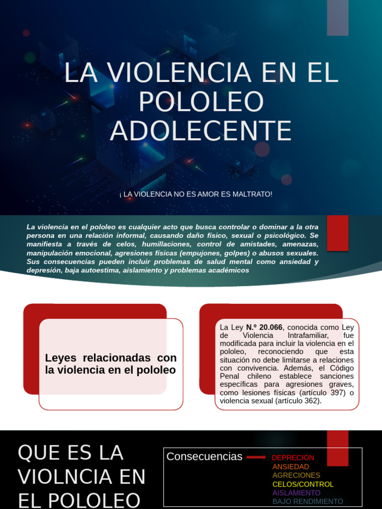 Maria Malhue La Violencia en El Pololeo Adolecente | PDF | Violencia ...