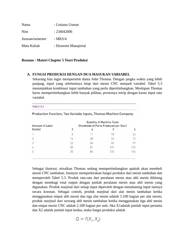 Chapter 5 Ica Ekonomi Manajerial | PDF