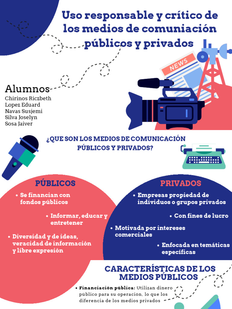 Medios de Comunicación: Públicos vs Privados | PDF