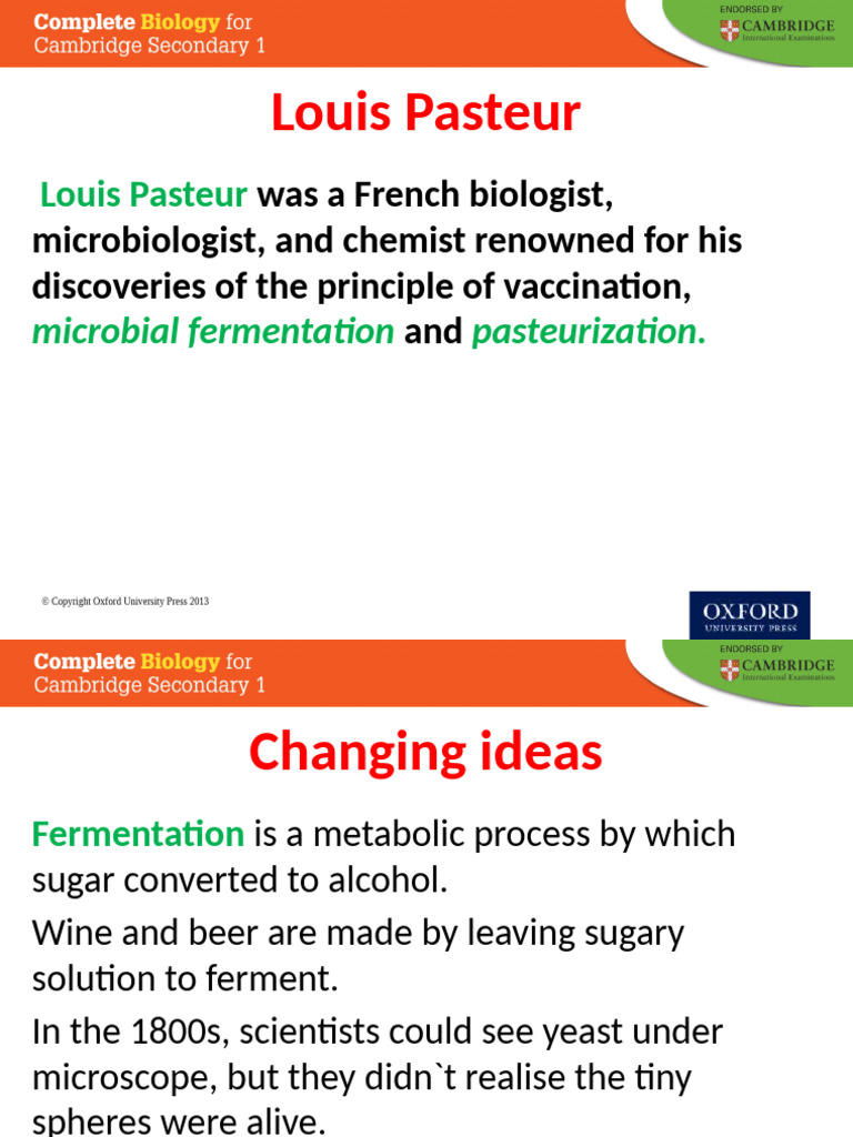 Louis Pasteur | PDF | Louis Pasteur | Microorganism