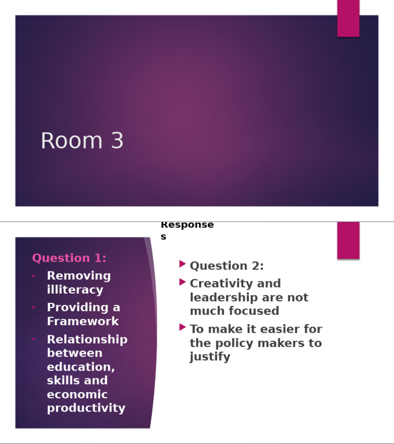 Room 3 Presentation | PDF