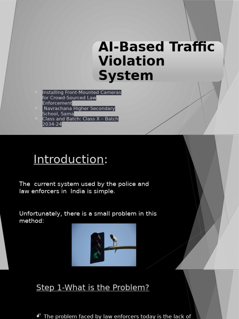 AI Traffic Violation Detection System | PDF