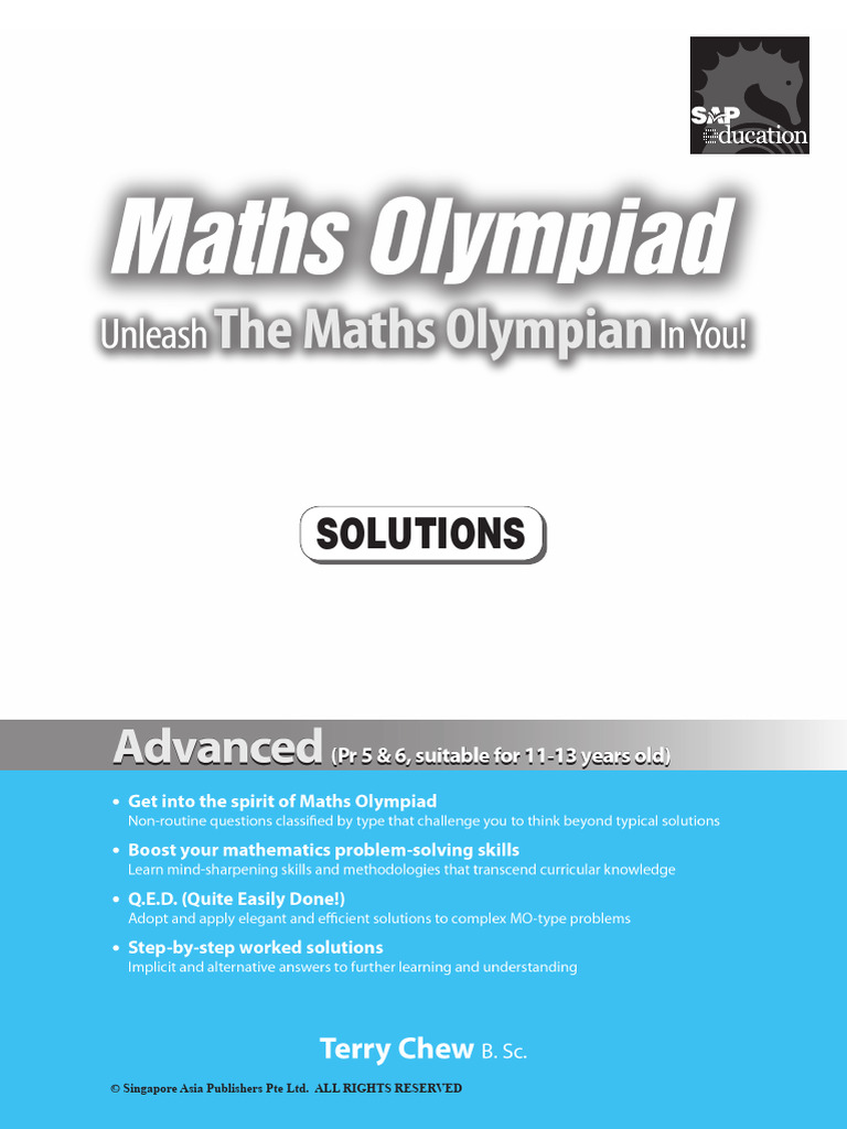 Advanced Maths Olympiad Solutions | PDF