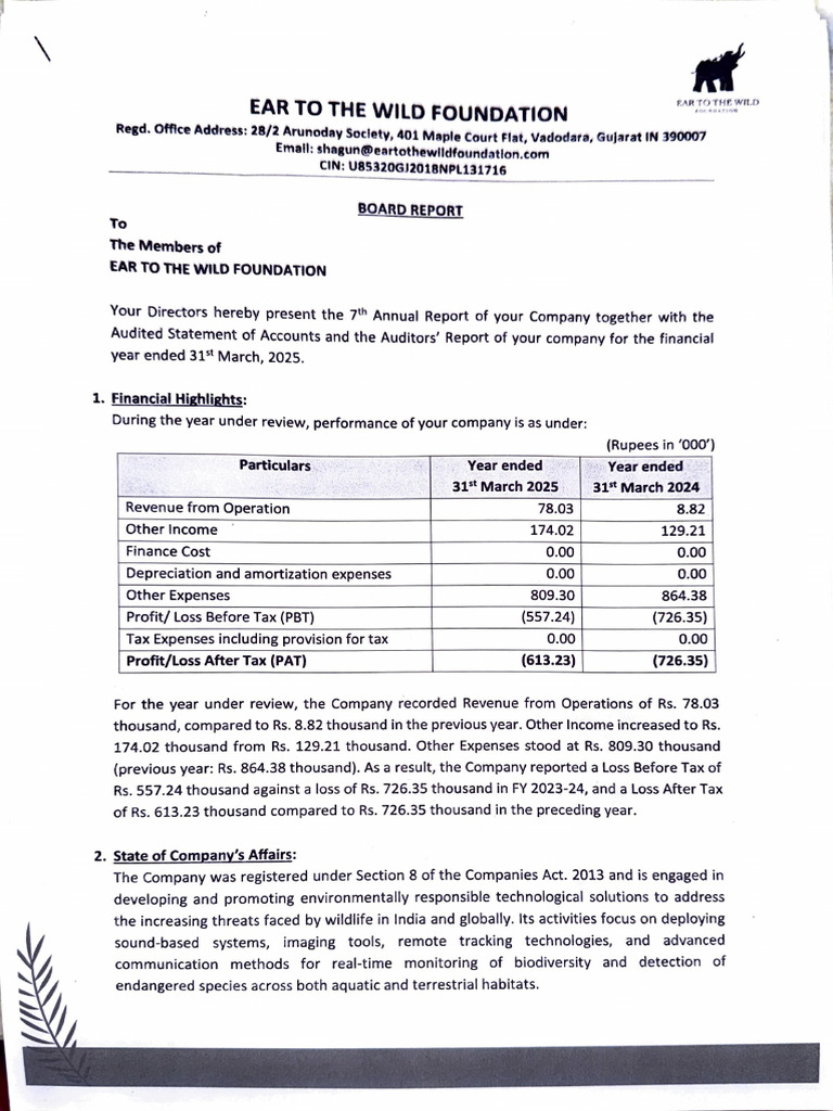 Document 3 - Board Report | PDF