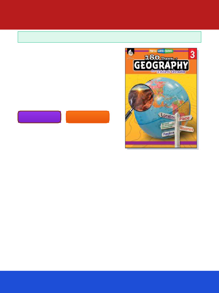 180 Days of Geography For Third Grade Practice Assess Diagnose 1st ...