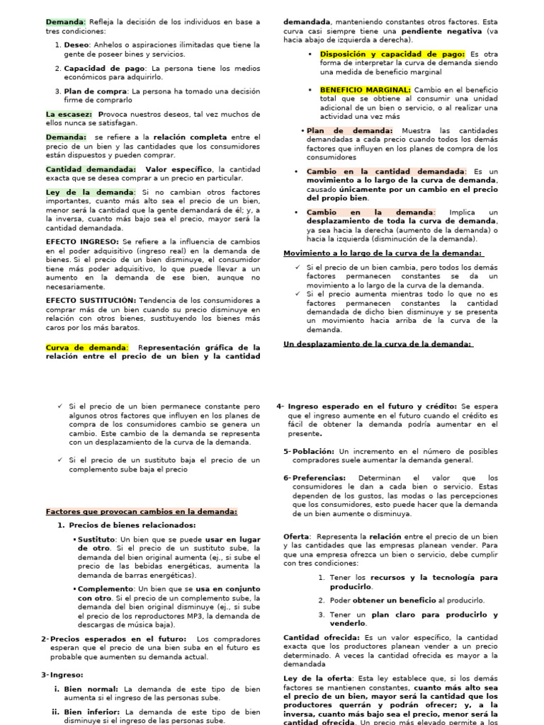 Capítulo 3 - Parkin | PDF | Oferta (economía) | Oferta y demanda