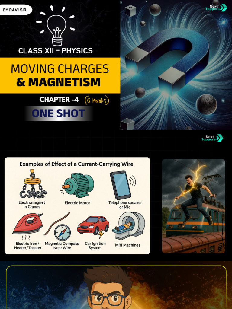 Moving Charges & Magnetism | PDF