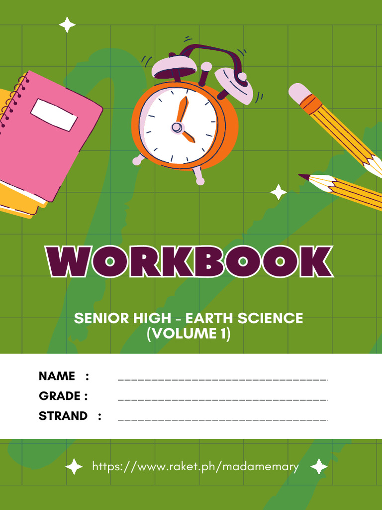 Earth Science Self-Made Workbook (Volume 1) - Senior High General ...