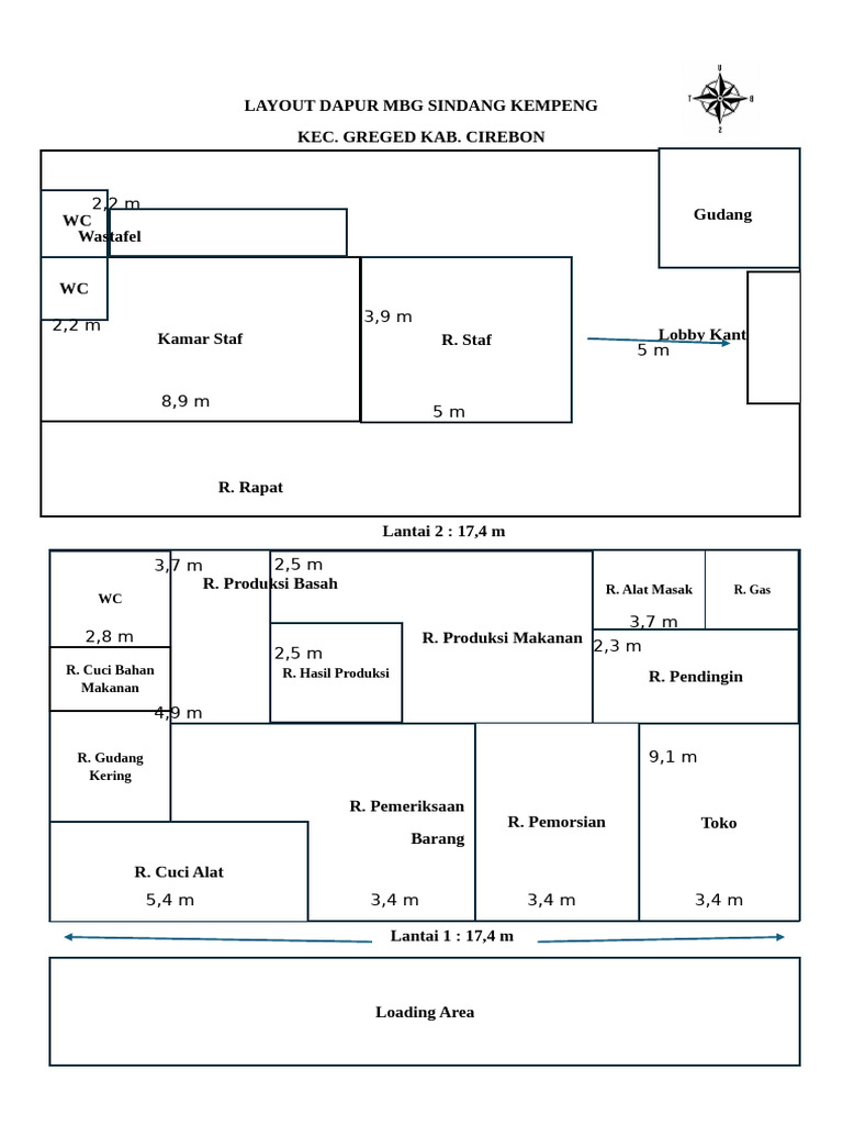 Layout Dapur MBG Sindang Kempeng | PDF