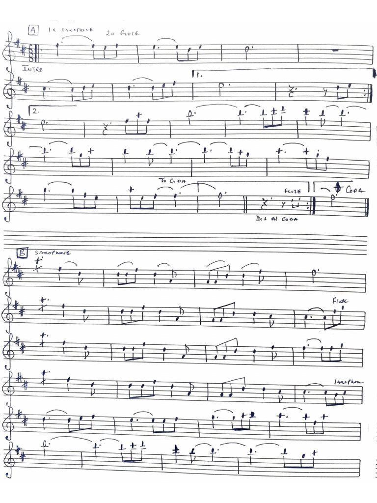 Butterfly Saxophone | PDF