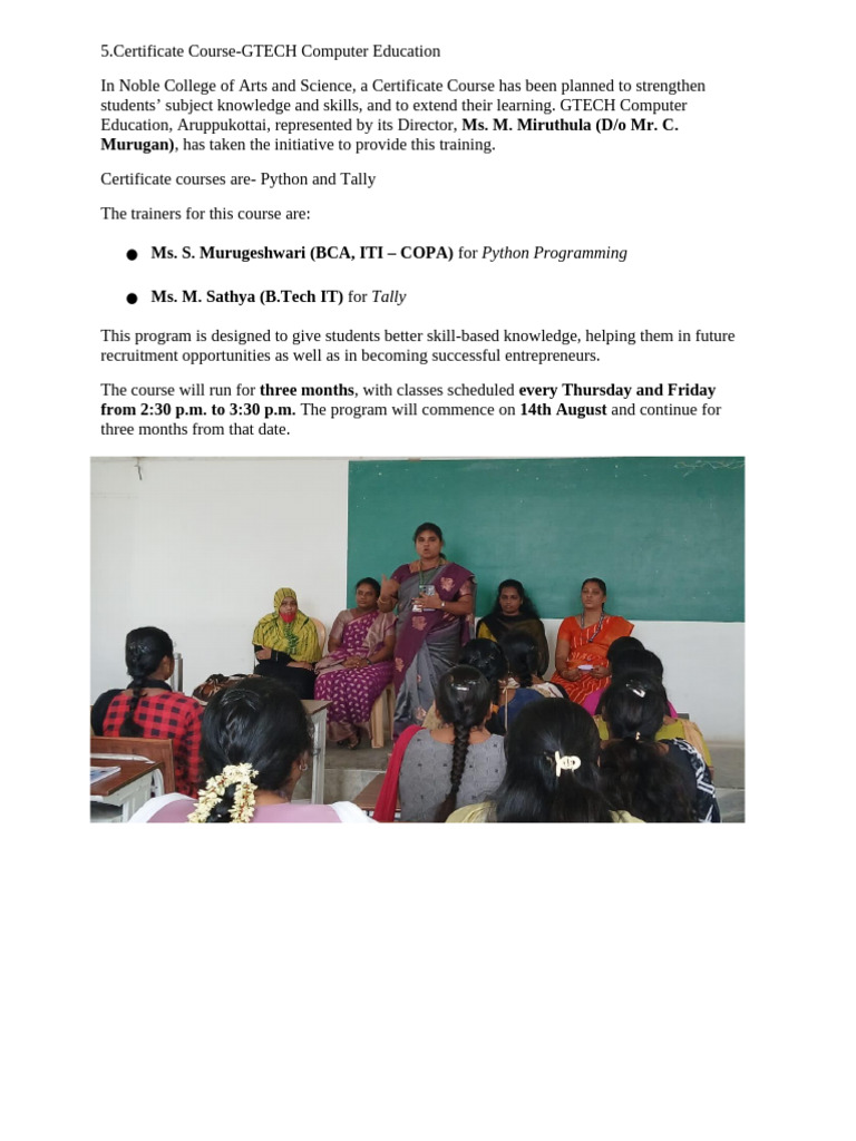 Certified Course GTECH | PDF